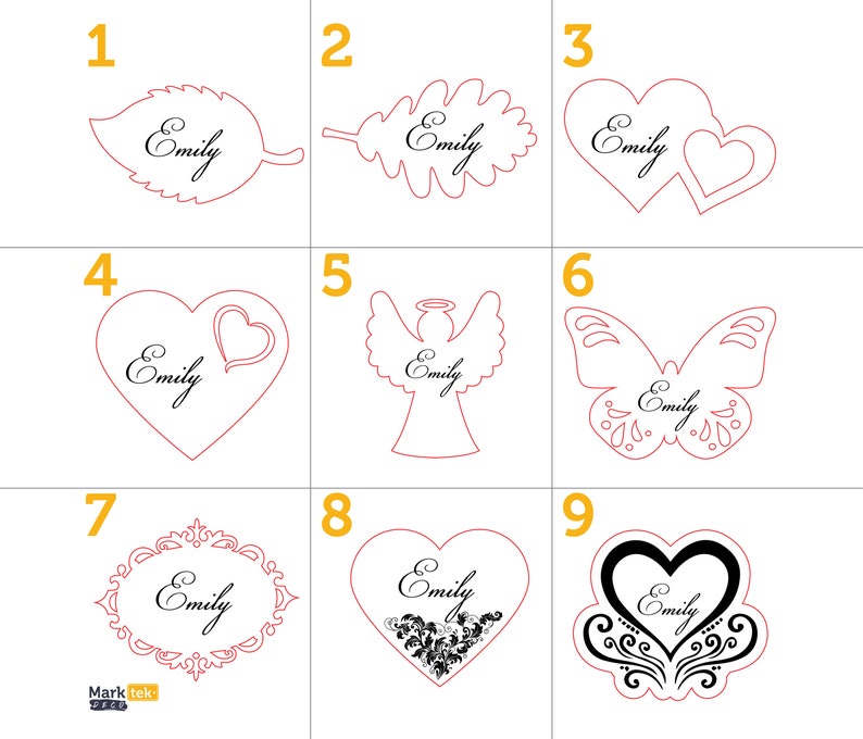 Personalized Laser Engraved Table Place Card Custom Made for - Etsy