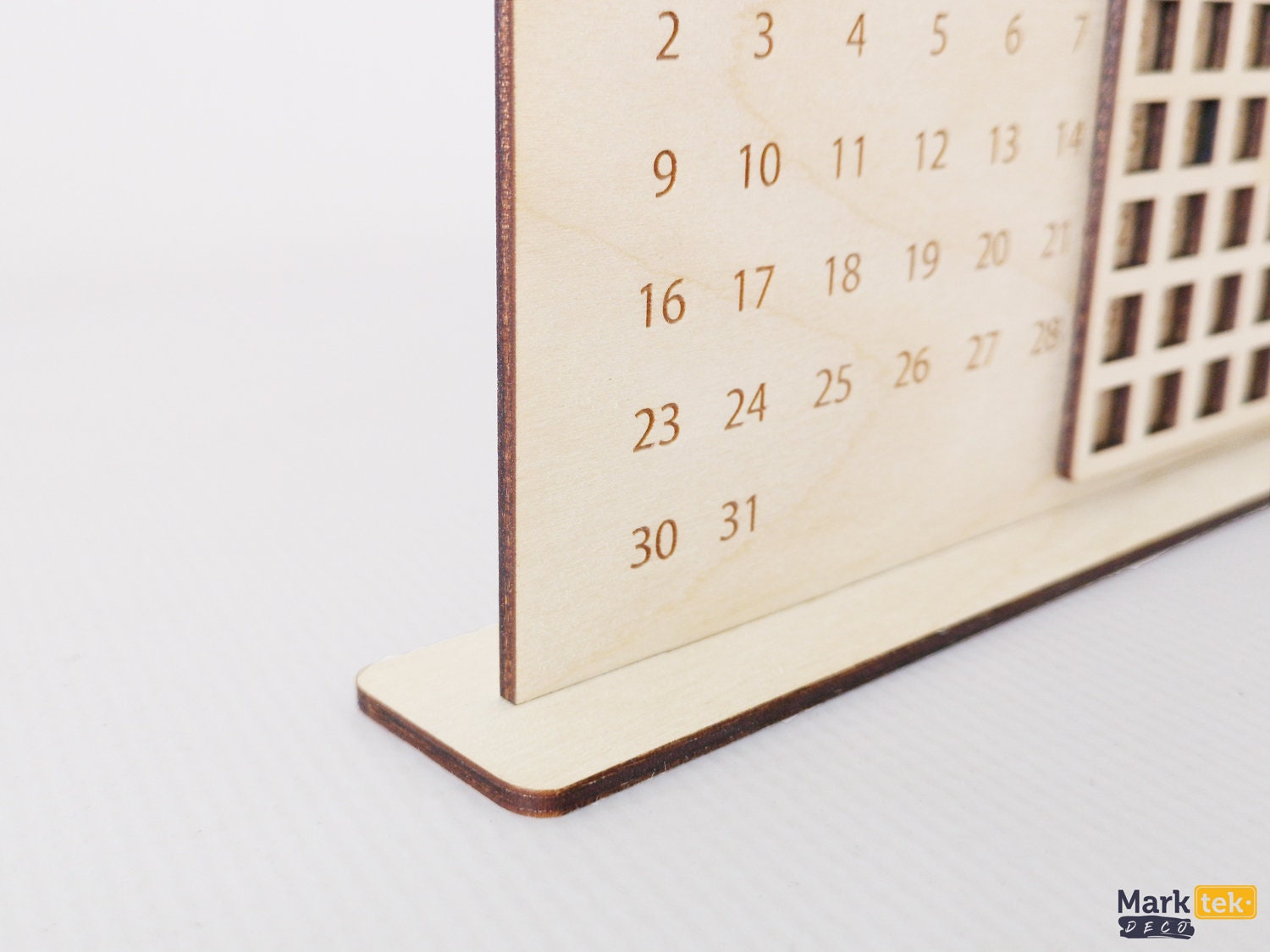 Custom Wooden Perpetual Desk Calendar. New Year Gift With | Etsy