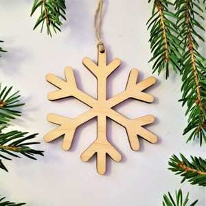 Hanging Christmas Ornament With String. Various Shapes | Rustic Holiday ...