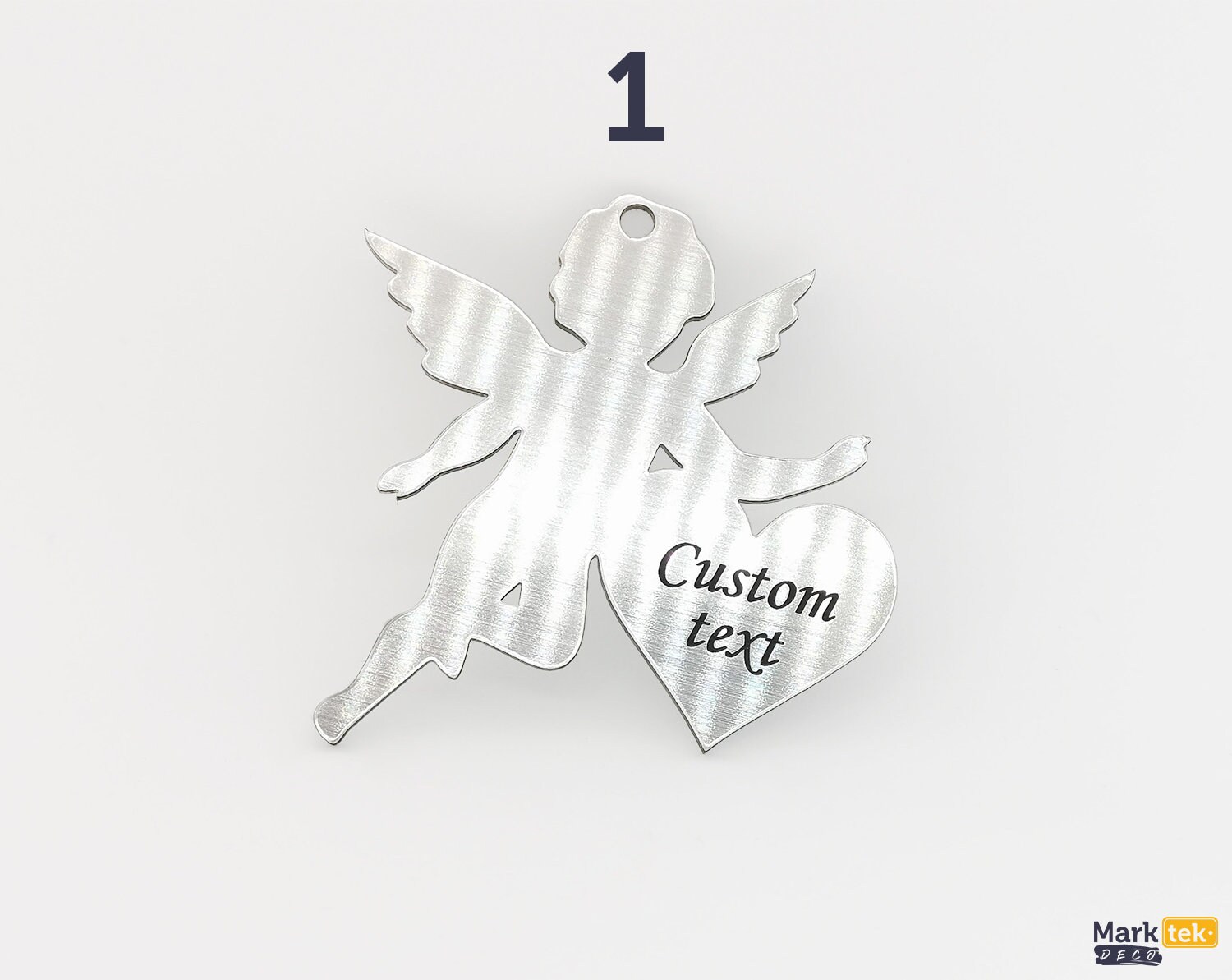 Hanging Guardian Angel Ornament - Engraved Custom Text , Plastic Supply ...