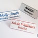 Personalized Plastic Name Badge With Pin or Magnet Attachment Custom ...