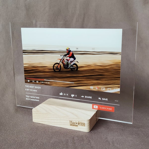 Youtube Plaque - Etsy