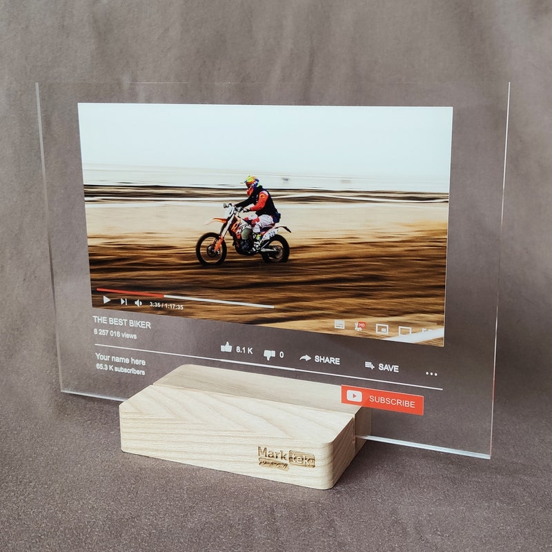 Custom Youtube Plaque - Etsy