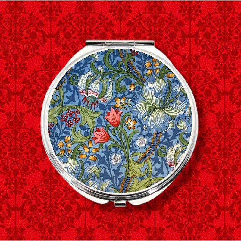 Metal Flowers Wall Mirror - Etsy