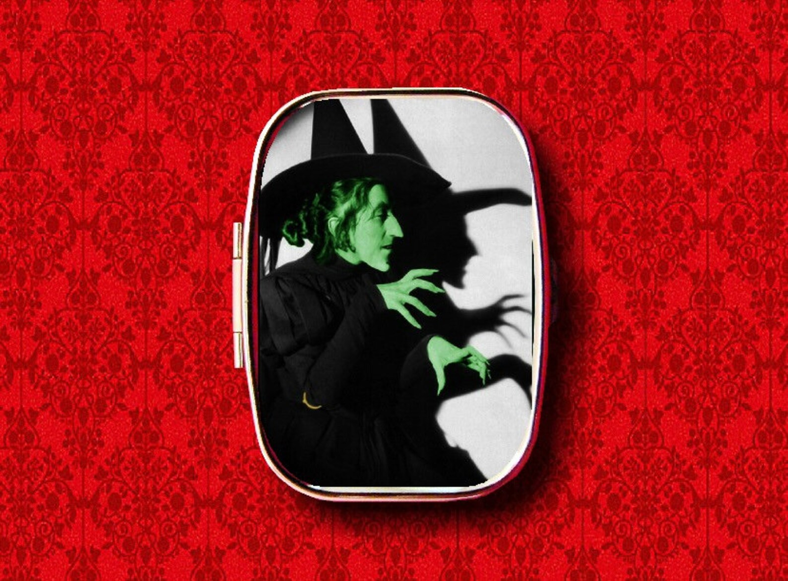 Wicked Witch Pin up Girl Vintage Halloween Ring Trinket Stash | Etsy