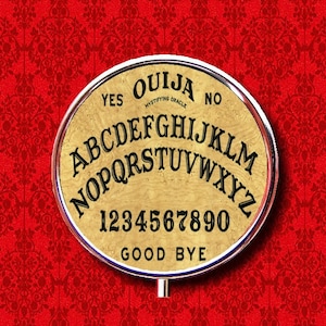 Ouija Board Game Reading Seance Psychic Medium Ring Trinket Stash ...