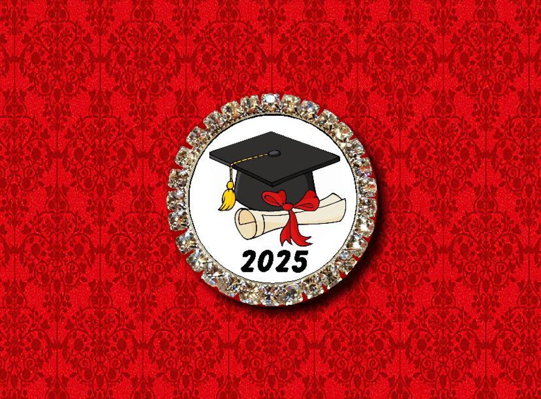 Graduate Graduation Cap and Gown 2025 Mortar Board Diploma High School ...
