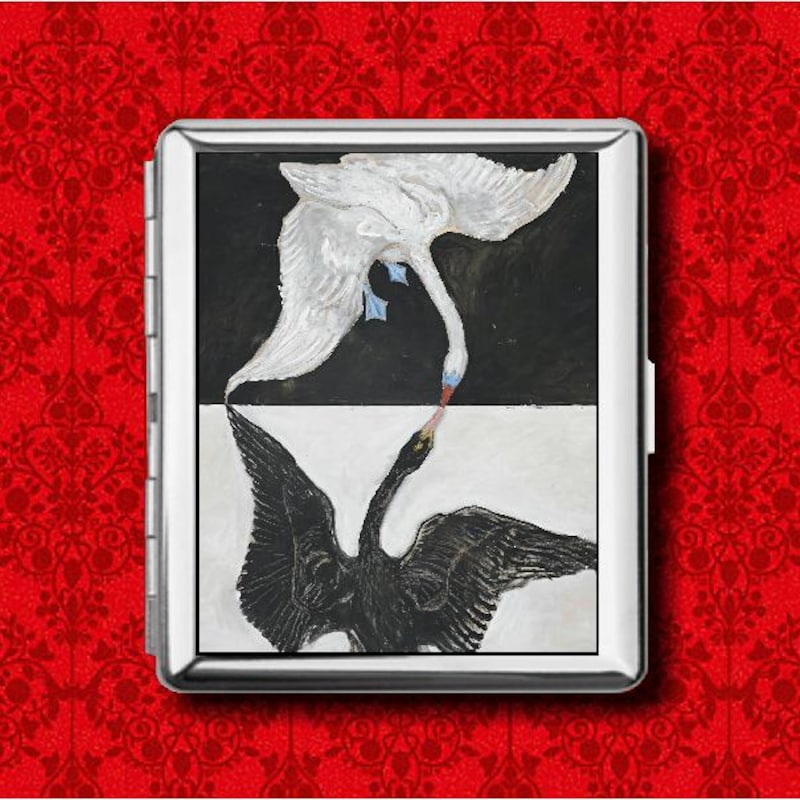 Vintage Swan Card Holder - Etsy