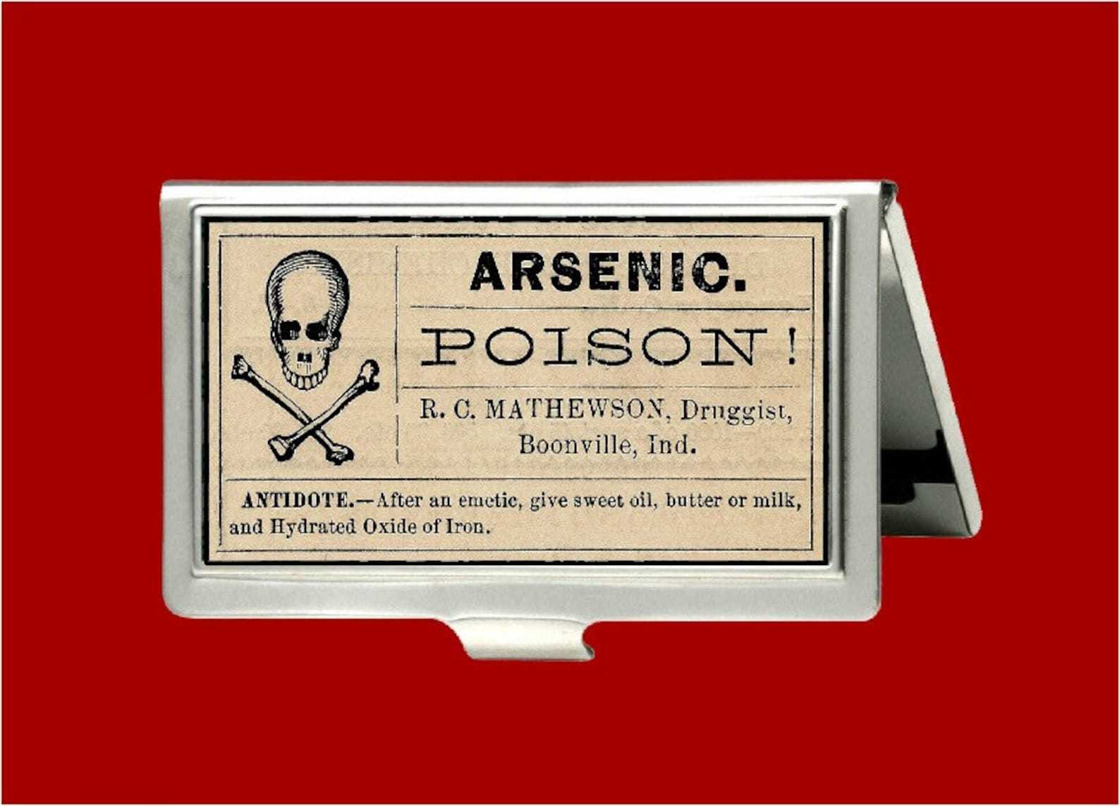 Arsenic Poison Vintage Medicine Poison Label Metal Wallet - Etsy