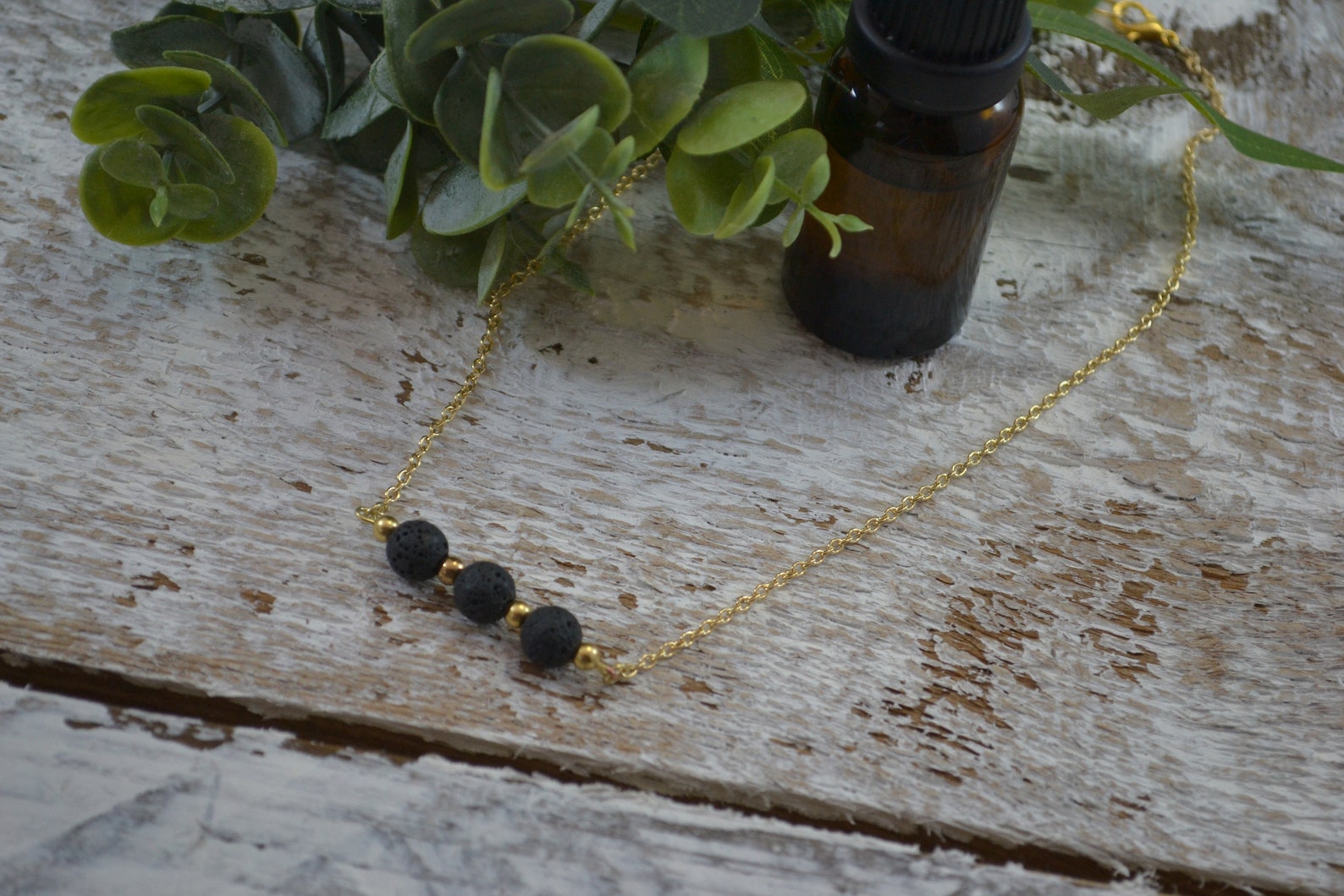 LAVA ROCK DIFFUSER Necklace/ Lava Bead Necklace/ Mindfulness | Etsy