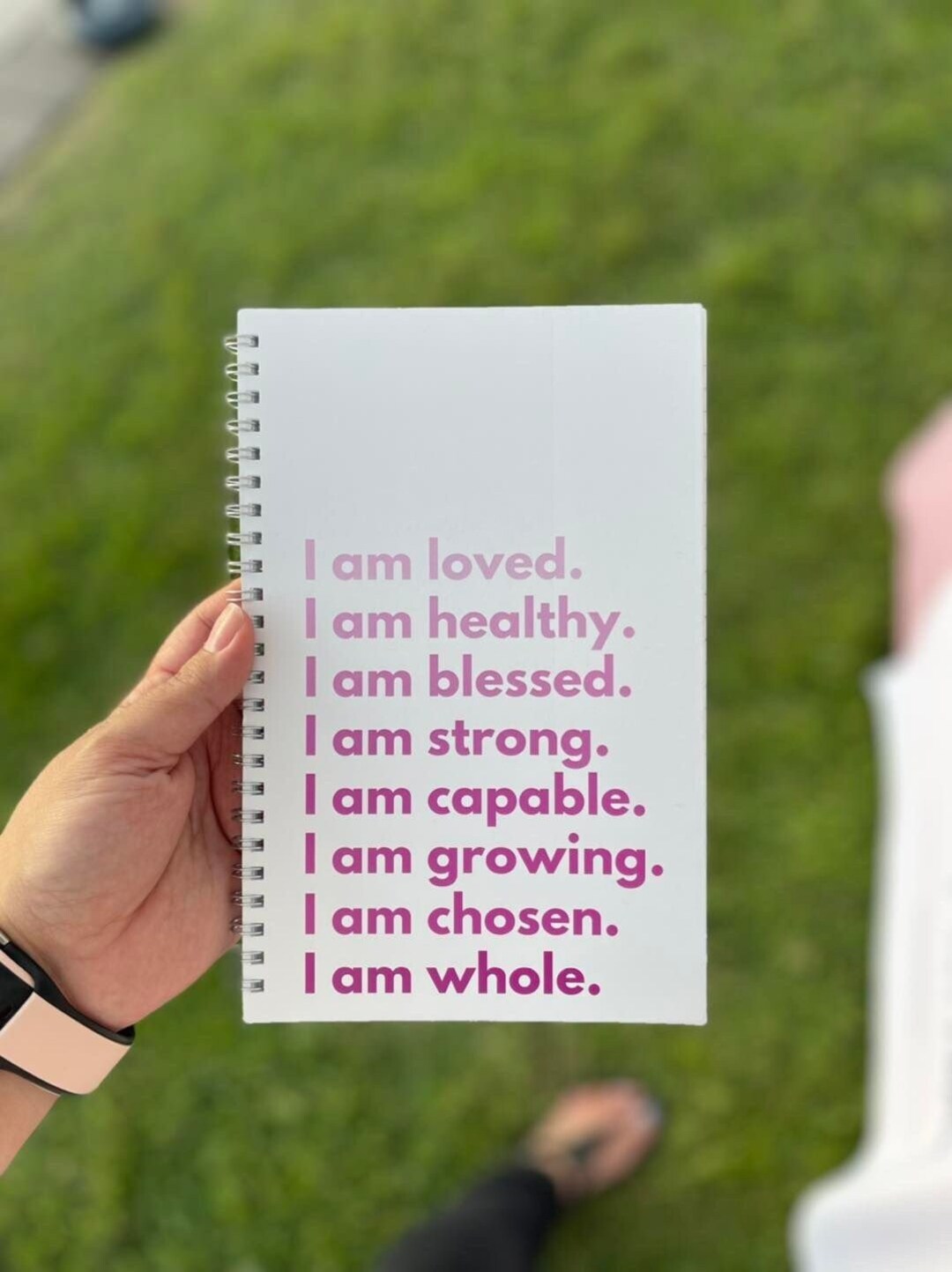 Positive Affirmation Spiral Notebook - Etsy