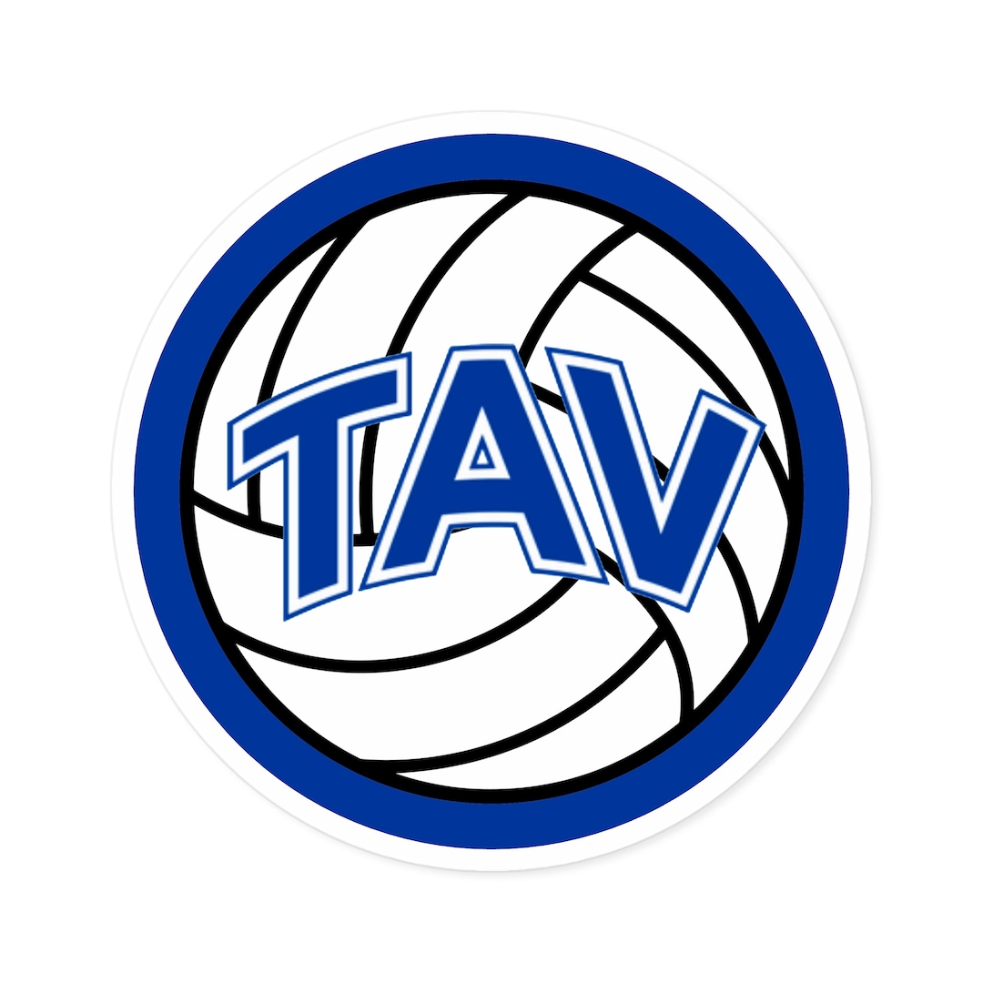 TAV Volleyball Indoor/outdoor Sticker - Etsy