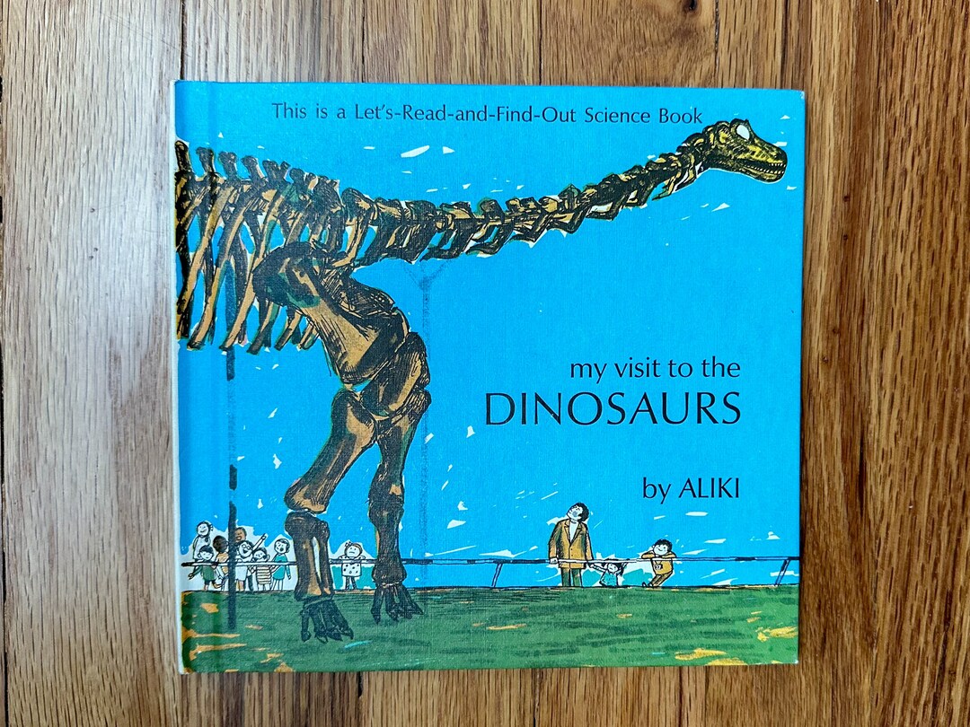 Vintage 1969 "my Visit to the Dinosaurs" Aliki Hardcover Children's ...