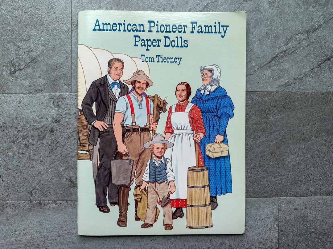 Vintage NOS American Pioneer Family Paper Dolls COMPLETE - Etsy