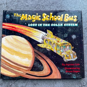 Vintage 1990 the Magic School Bus Lost in the Solar System Joanna Cole ...