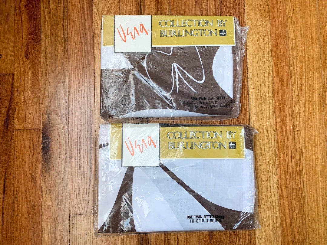 Vintage NOS 70s Vera Collection by Burlington No Iron Percale 50/50 ...