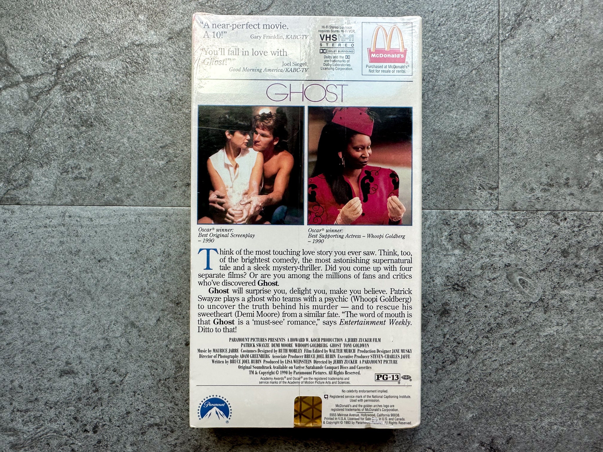 Vintage SEALED Paramount Pictures Ghost VHS 1993 - Etsy