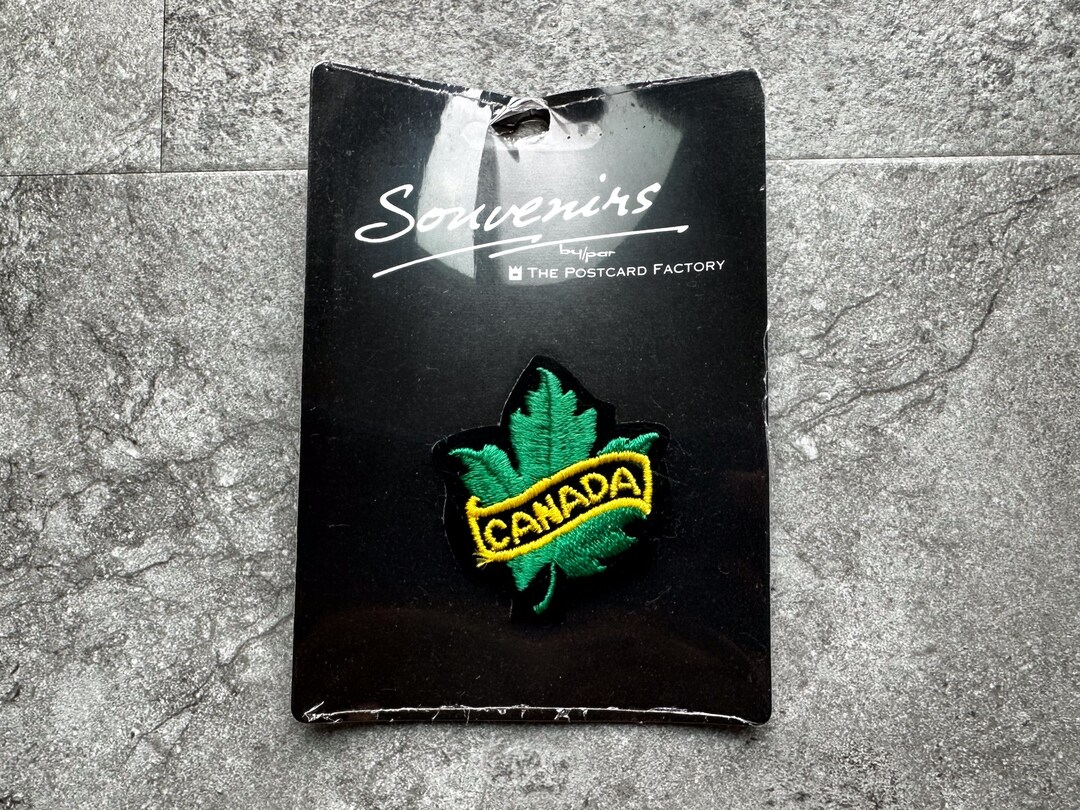 Vintage NOS Green Canada Maple Leaf Souvenir Sew-on Patch - Etsy