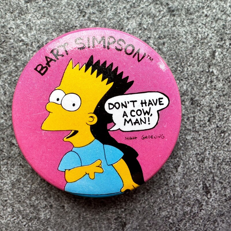 Bart Simpson Pin - Etsy