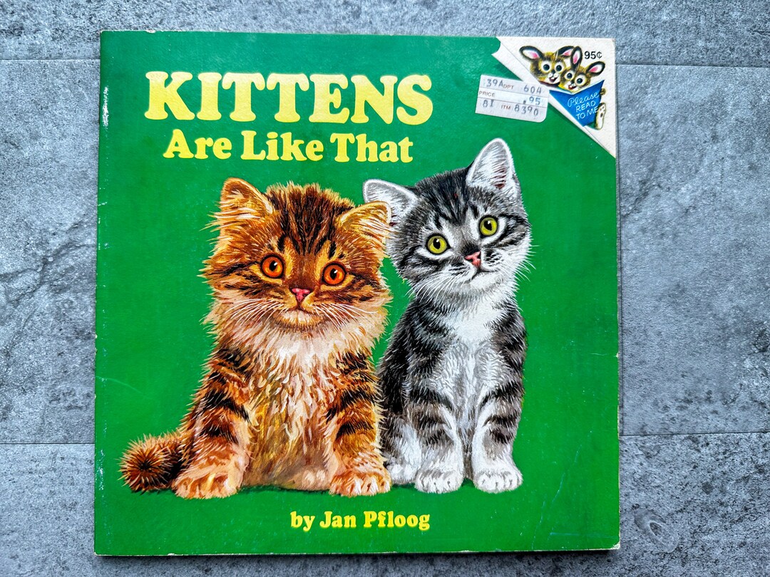 Vintage 1976 Random House Pictureback Kittens Are Like That Illustrated ...
