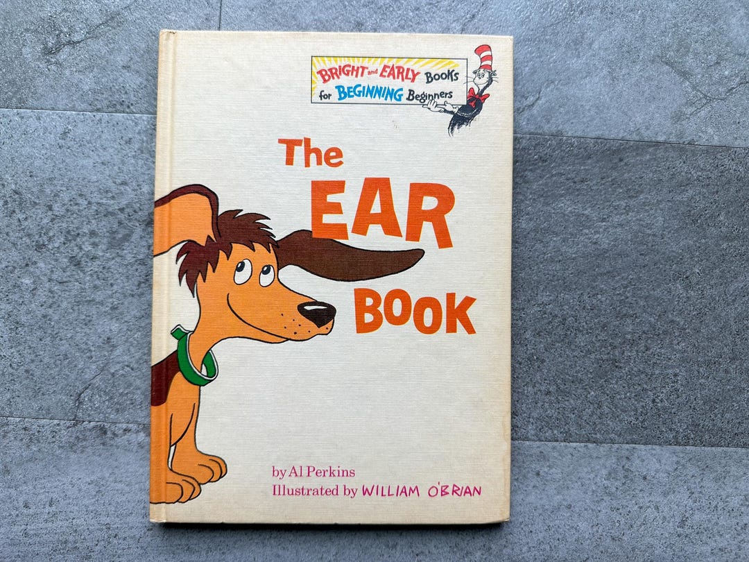 Vintage 1968 the Ear Book Al Perkins Hardcover Children's Storytime ...