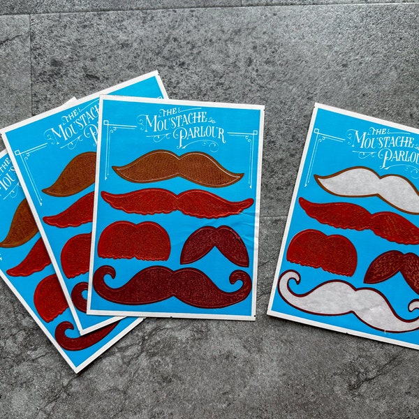 Mustache Stickers - Etsy