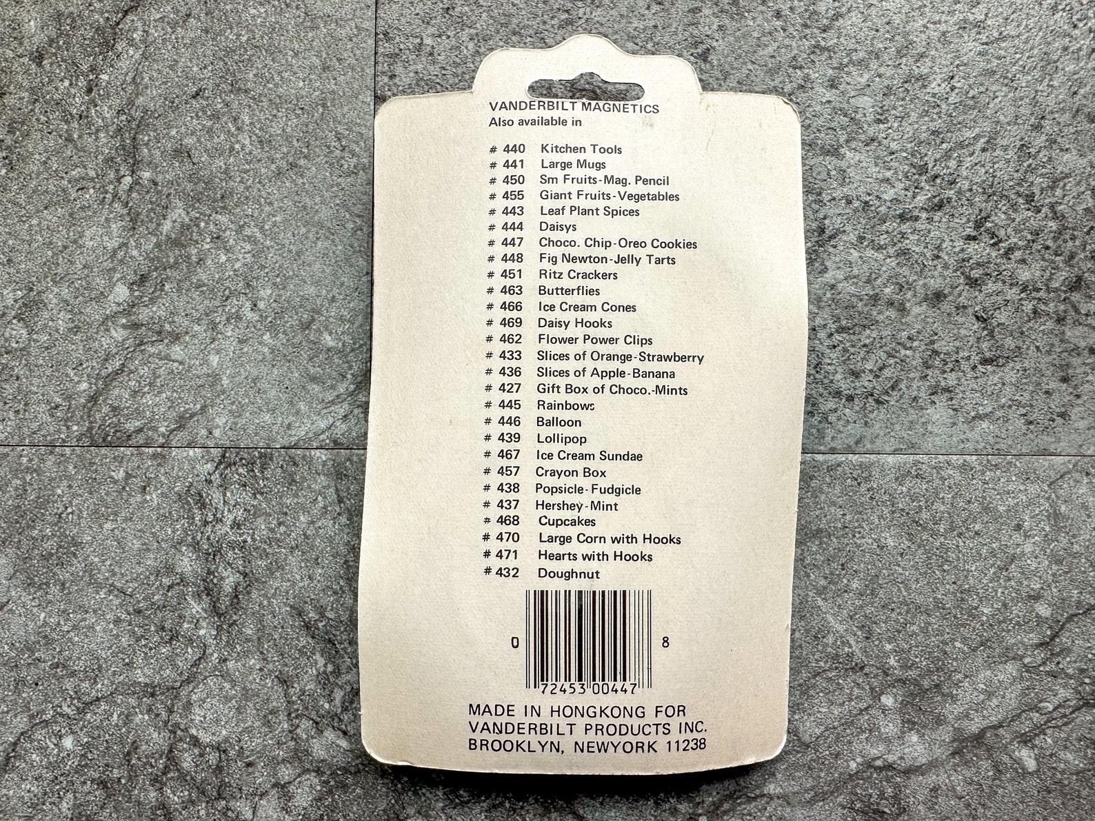 Vintage NOS Vanderbilt Products 447 Set of Cookie Magnets Memo Holder Fridge Magnets - Etsy