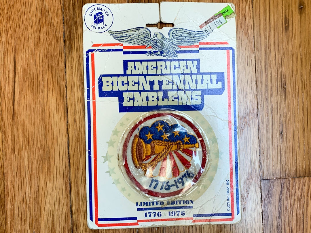 Vintage American Bicentennial Emblem Sew-on Collectible Patch - Etsy