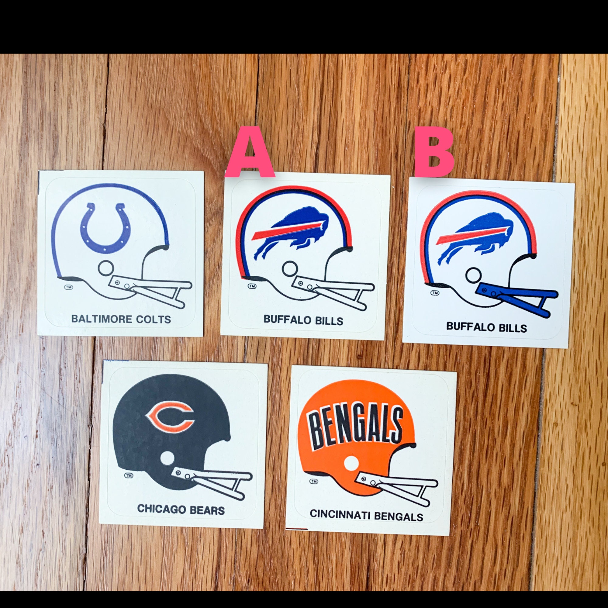 1978 Nfl Football Stickers