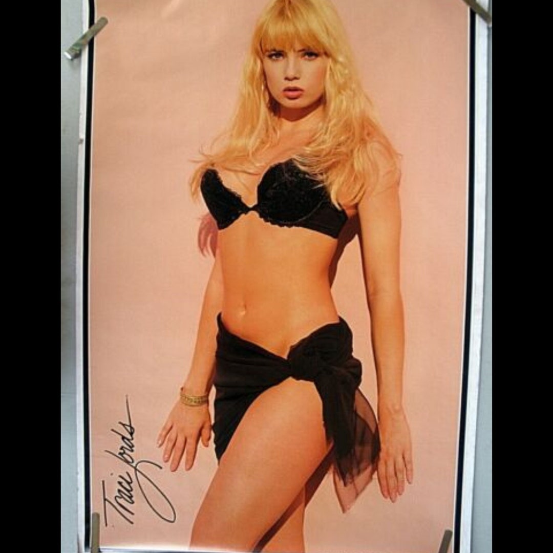 Vintage Nos 1990 Traci Lords Pose Pin Up Poster Pnt 151 Etsy
