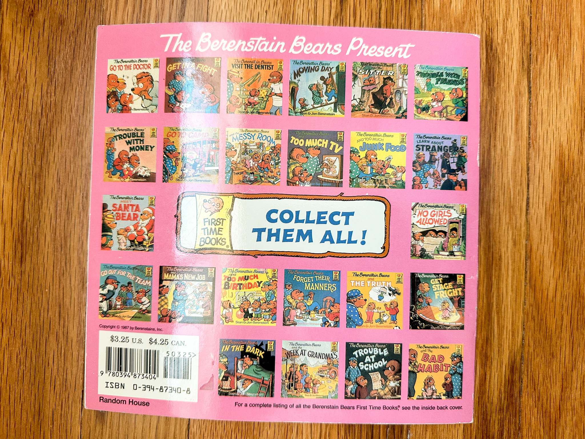 Vintage 1986 the Berenstain Bears and the Bad Habit - Etsy