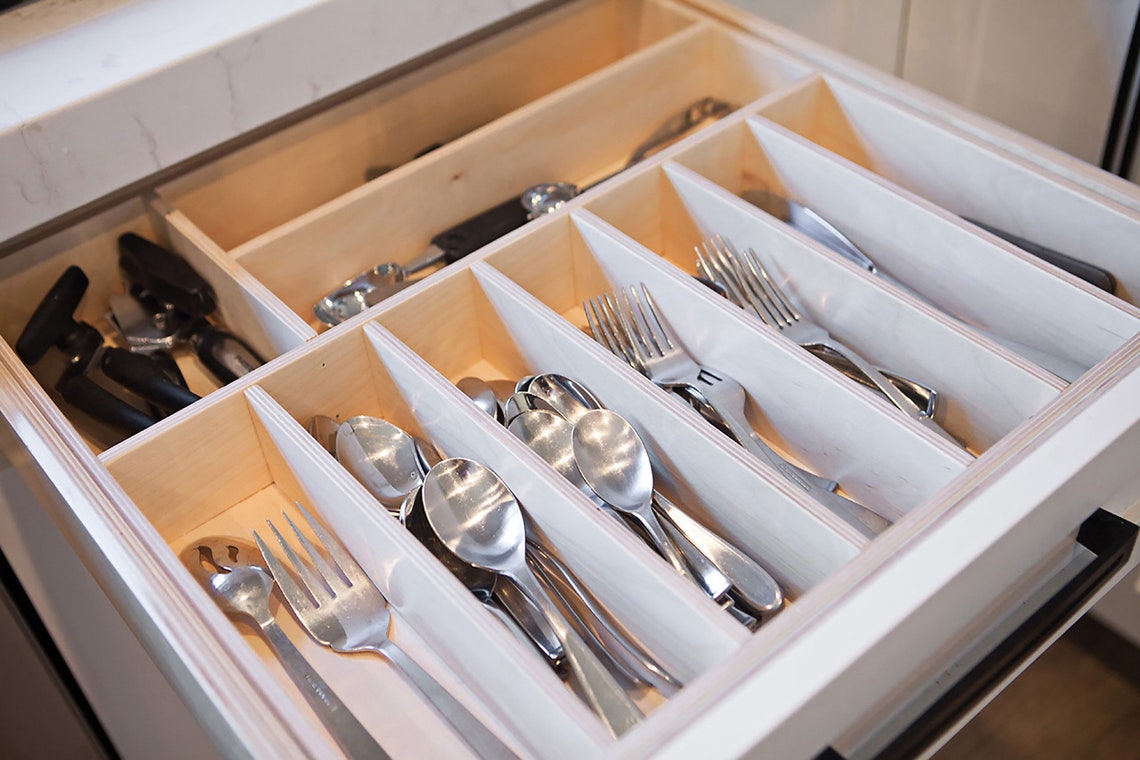 Up to 12 inches wide drawer insert custom drawer organizer | Etsy