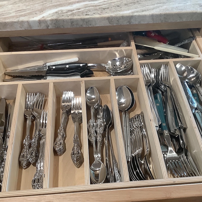 Silverware Inserts Wood - Etsy