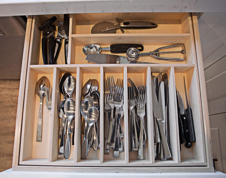 25 to 27 Inch Wide Drawer Insert Custom Drawer Organizer - Etsy