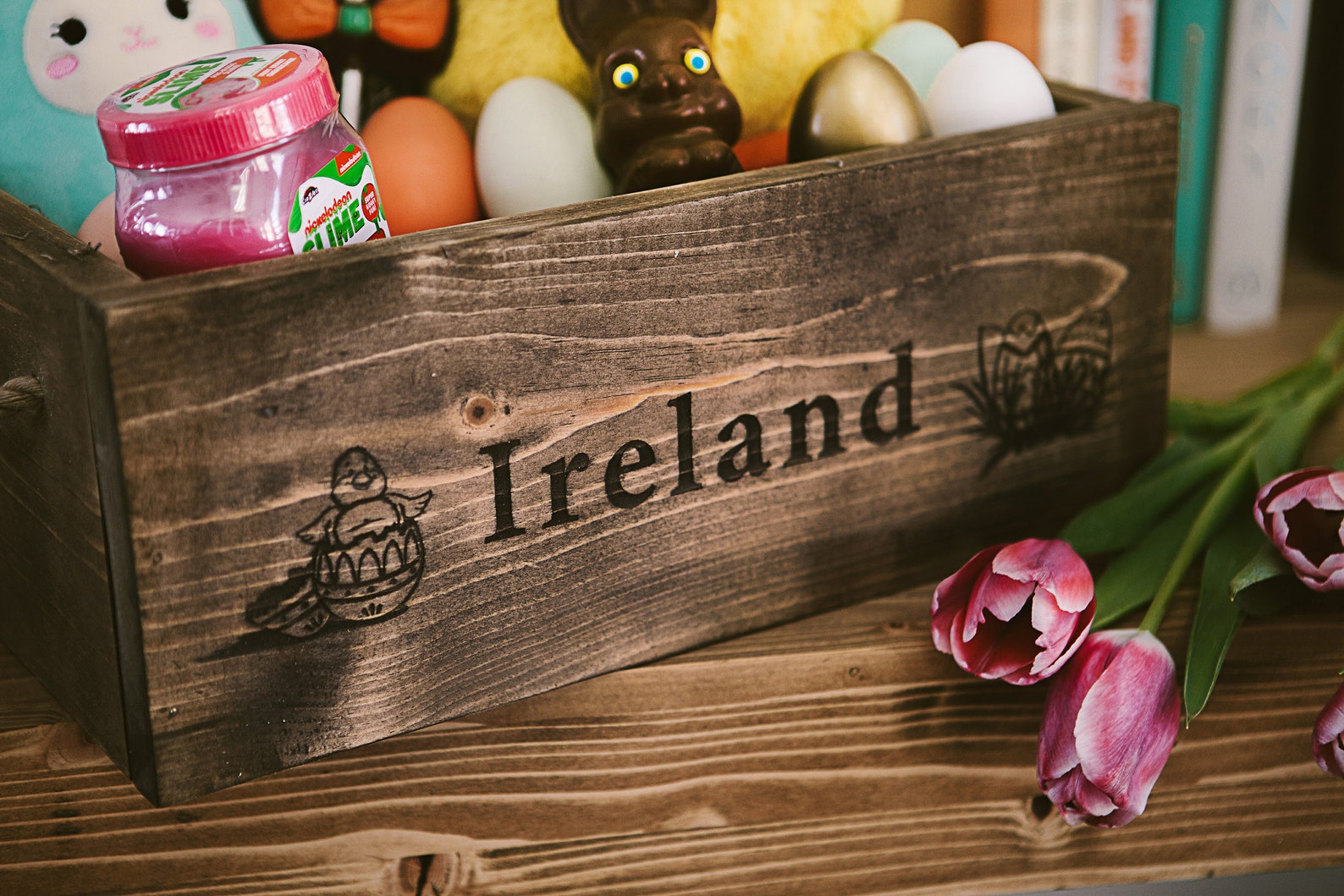 Wood Easter Box Easter Basket Personalized Easter Basket - Etsy