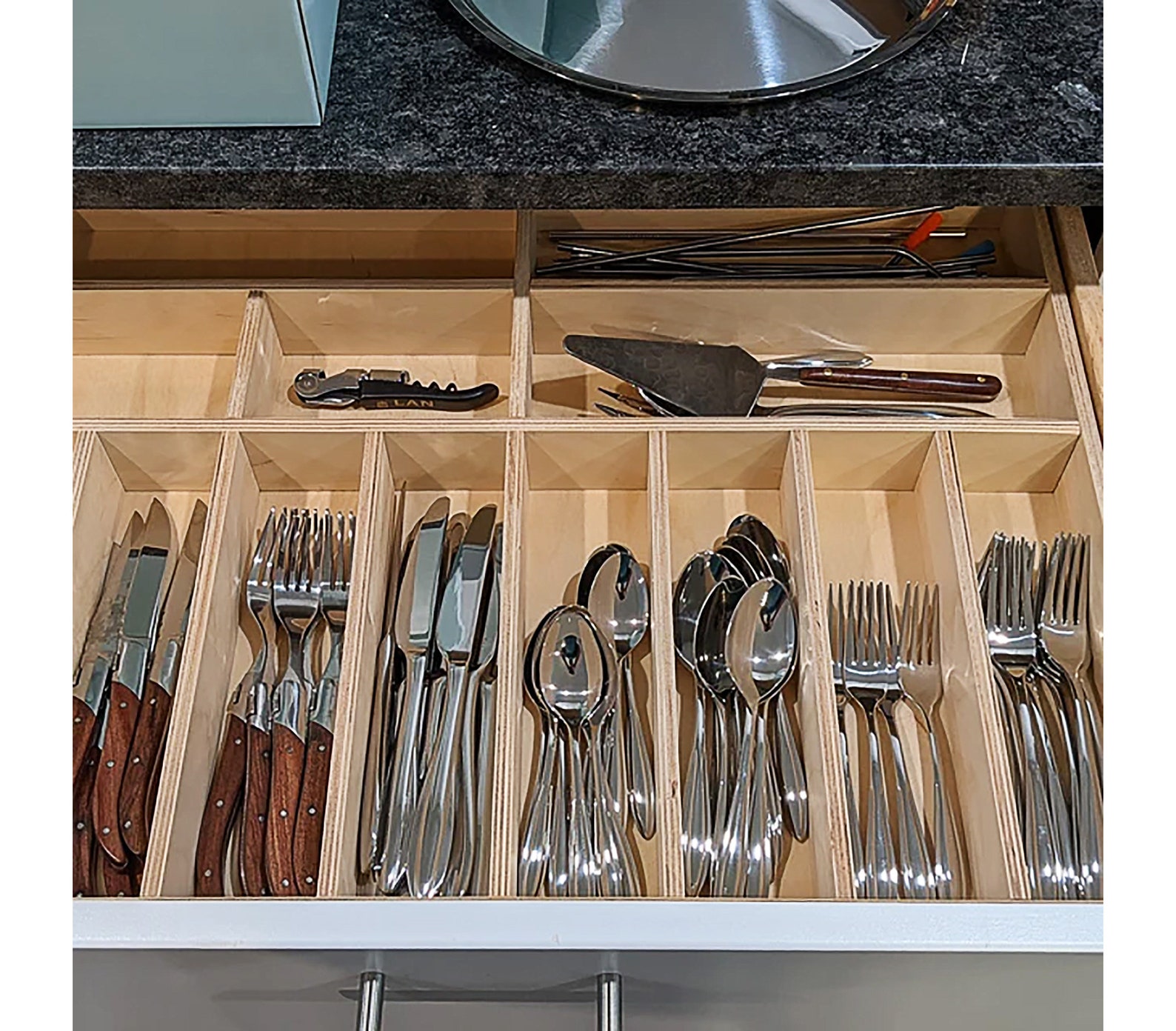 19 to 21 Inch Wide Drawer Insert Custom Drawer Organizer - Etsy