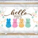 Hello Peeps Svg, Easter Farmhouse Svg, Farmhouse Easter Spring Svg Cut ...