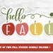 Printable Hello Fall Sticker Bundle 13 Print and Cut Fall Sticker ...