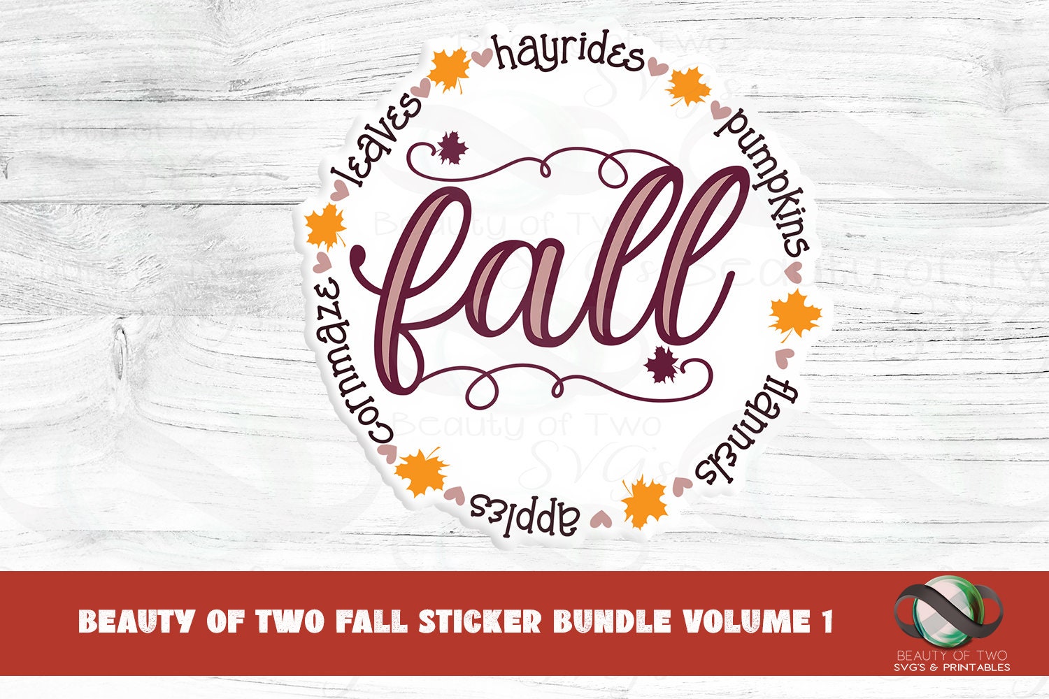 Printable Hello Fall Sticker Bundle 13 Print and Cut Fall - Etsy