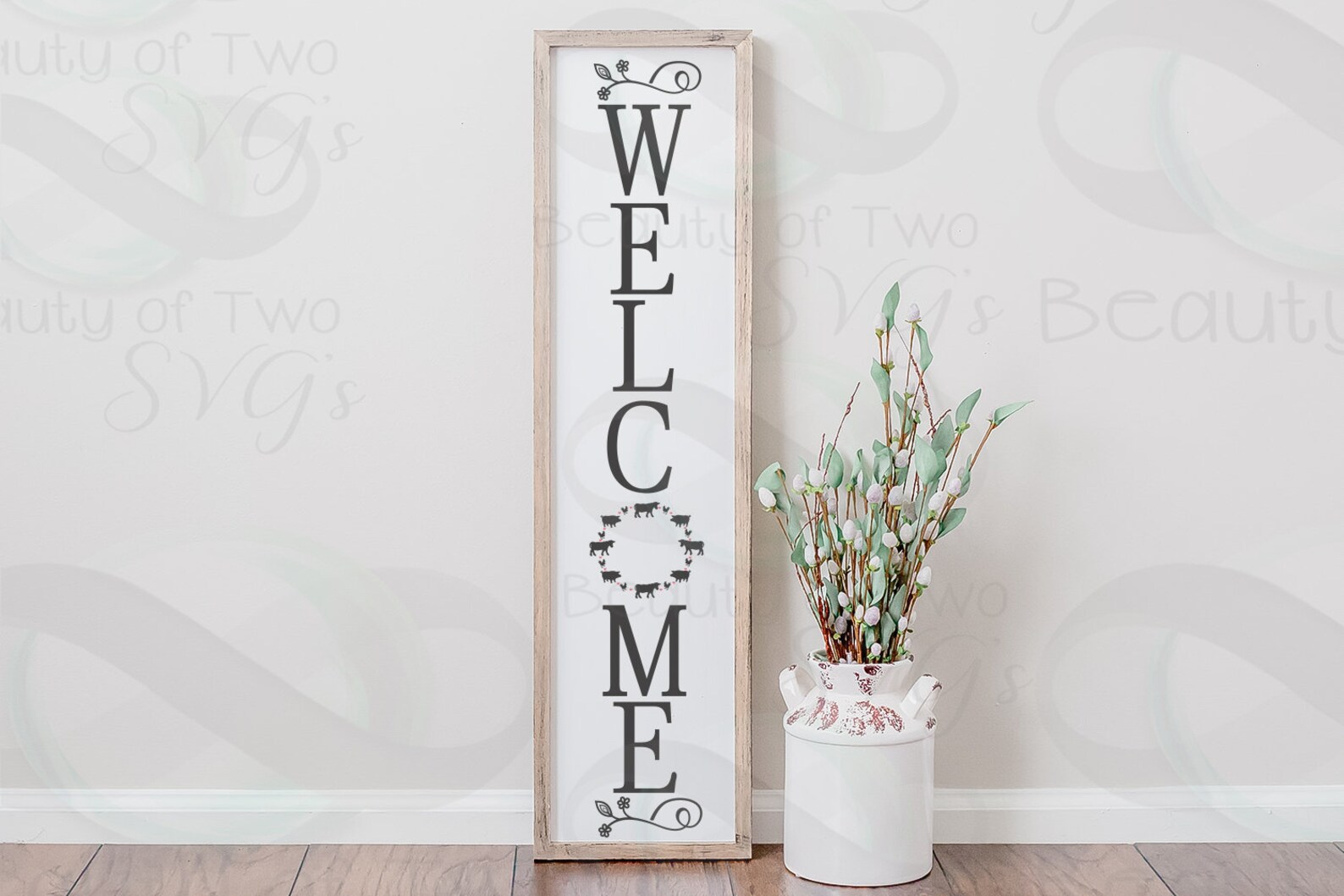 Svg Farmhouse Vertical Svg Sign Bundle, 4 Farmhouse Vertical Svg Sign ...