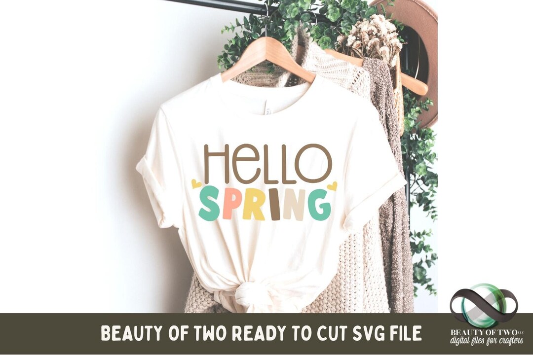 Spring Svg, Spring Svg, March SVG, Retro Svg, Hello Spring Svg, SVG ...