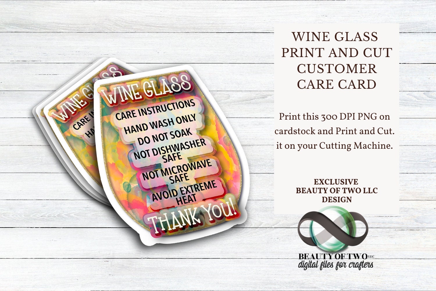 Customer Care Tags Print and Cut Bundle Small Business - Etsy