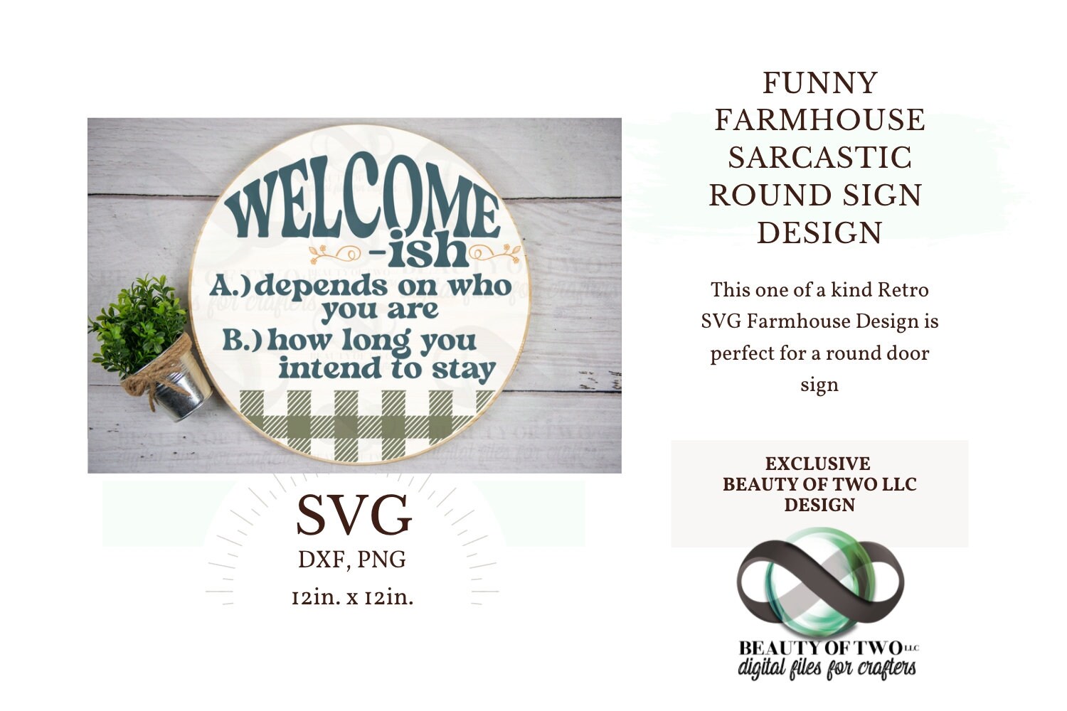 Door Sign Svg Bundle Funny Round Door Sign Svg Funny Signs - Etsy