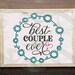 Couple Ever Wedding Sign SVG, Rustic Floral Wreath (digital Download ...