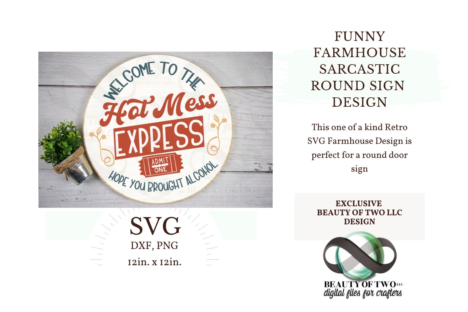 Door Sign Svg Bundle Funny Round Door Sign Svg Funny Signs - Etsy