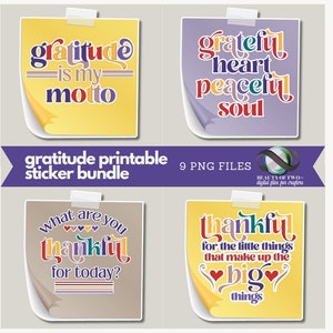 Affirmation Printable Stickers Png, Inspirational Sticker Sticky Notes ...