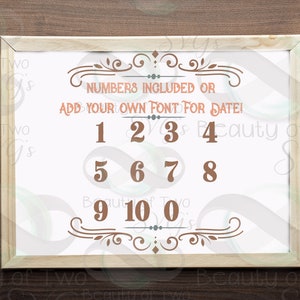 Vintage Aged to Perfection Year Born Svg & Png, Customizable Happy ...