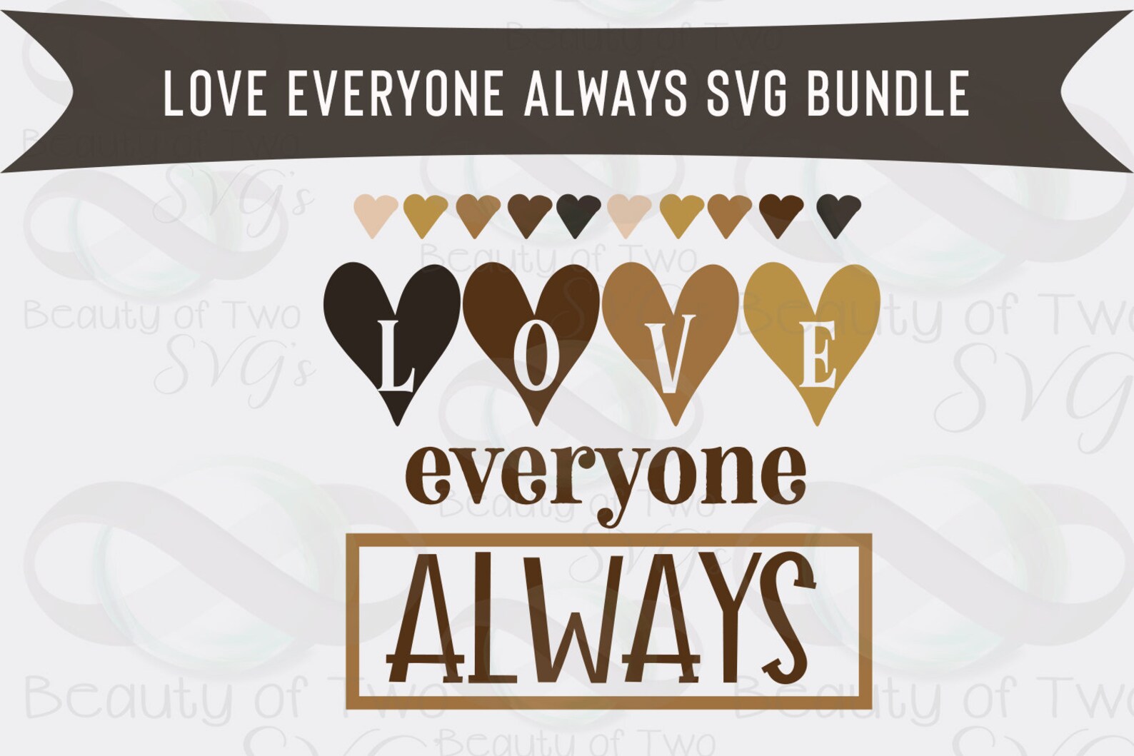 Love Everyone Always Svg Bundle 9 Svg Designs Be Kind Svg | Etsy