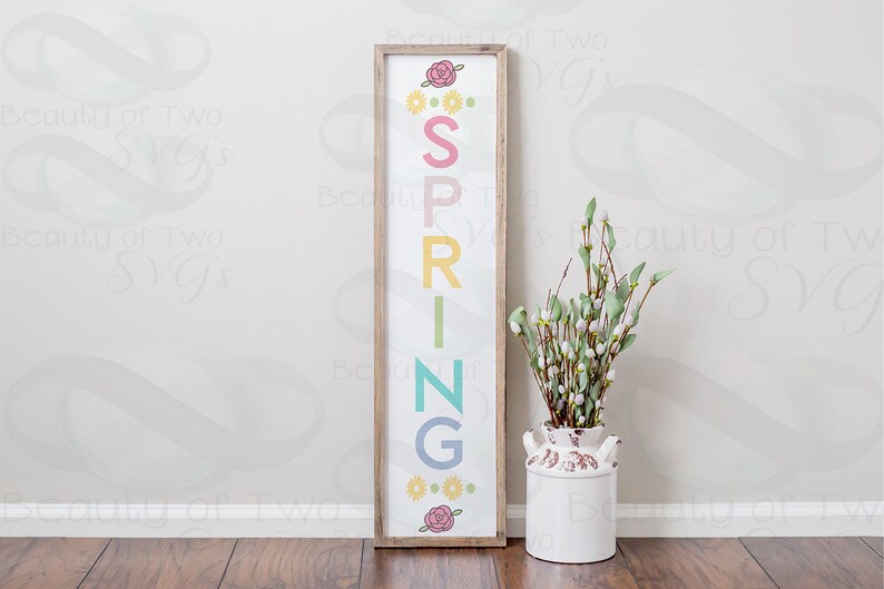 Hello Spring Vertical Svg Sign Bundle Svg Cut Files 4 Spring - Etsy