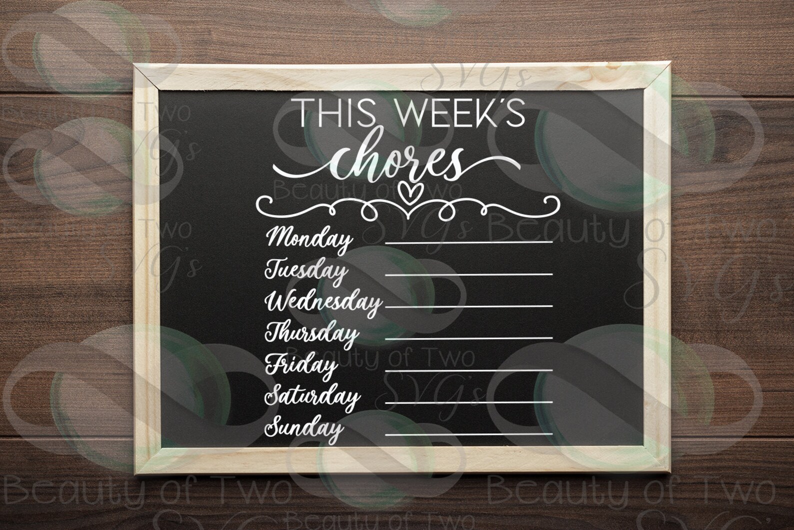 This Week's Organization SVG Bundle Meal Planning SVG - Etsy